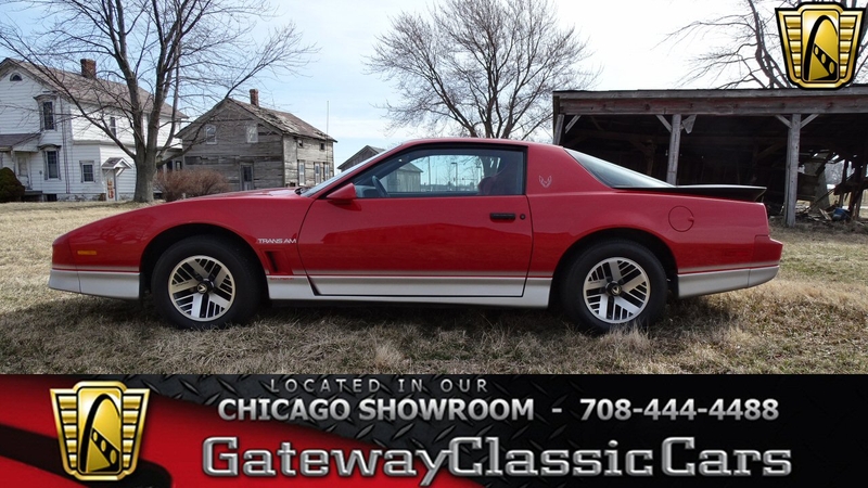 1985 Pontiac Firebird is listed Sold on ClassicDigest in Tinley Park by ...